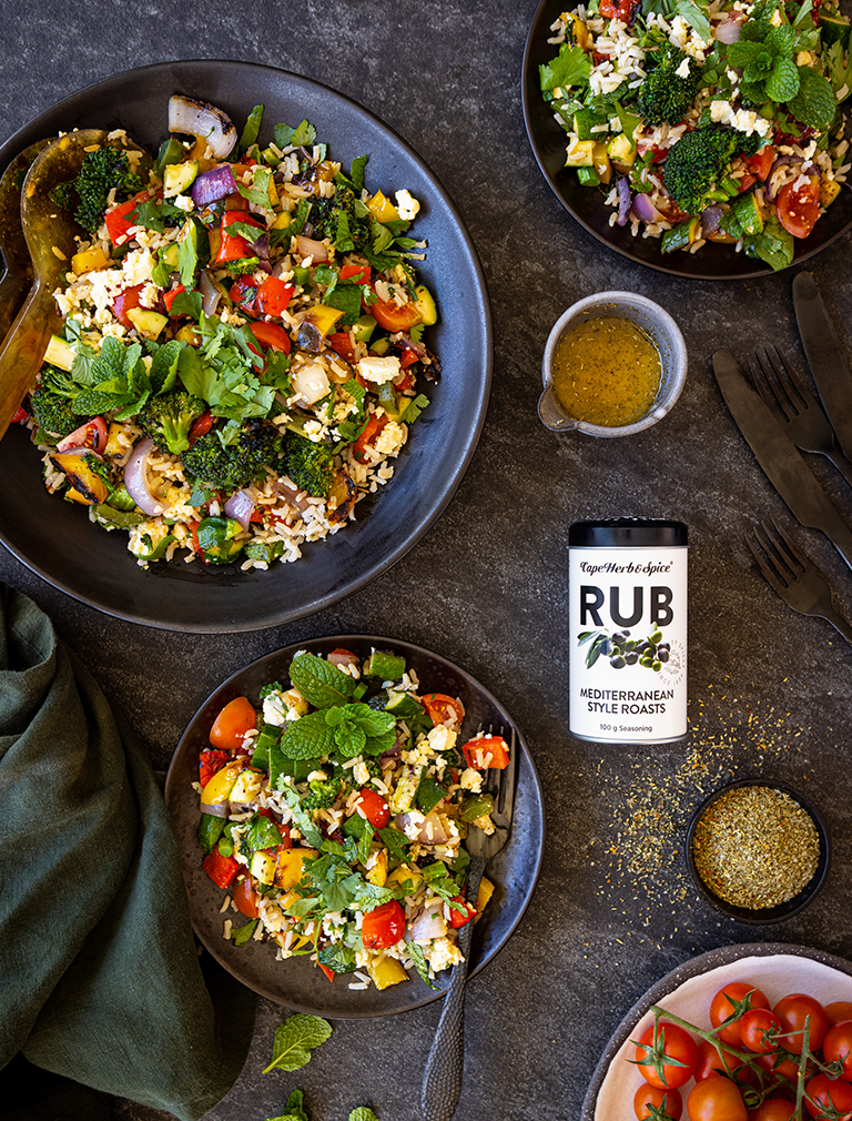 Cape Herb and Spice - Grilled Veg & Rice Salad - Braai 3 ways